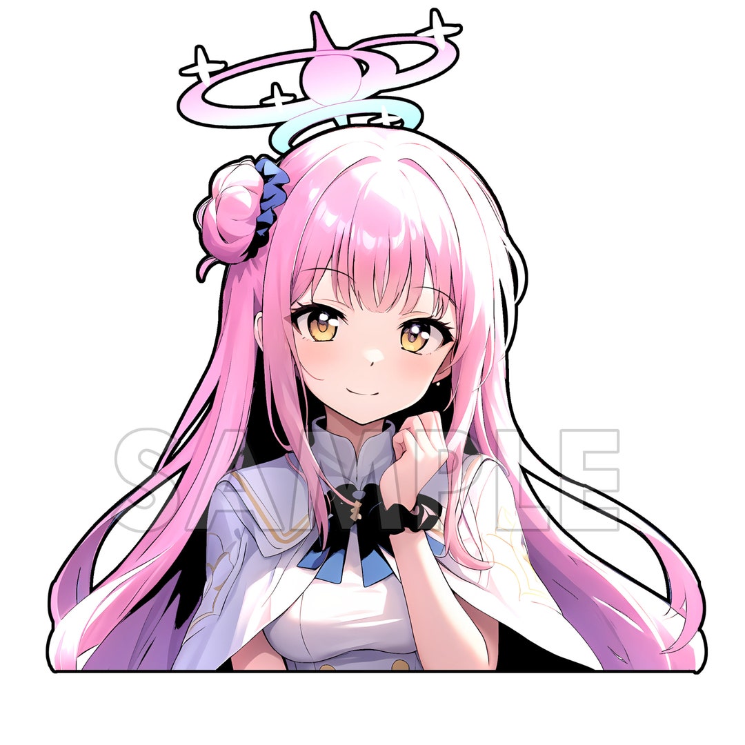 Mika Blue Archive Sticker Fan Mika Misono Die-cut Stickers - Etsy