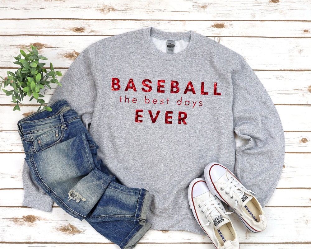 Glitter Baseball Sweater Sweater for baseball Baseball | Etsy