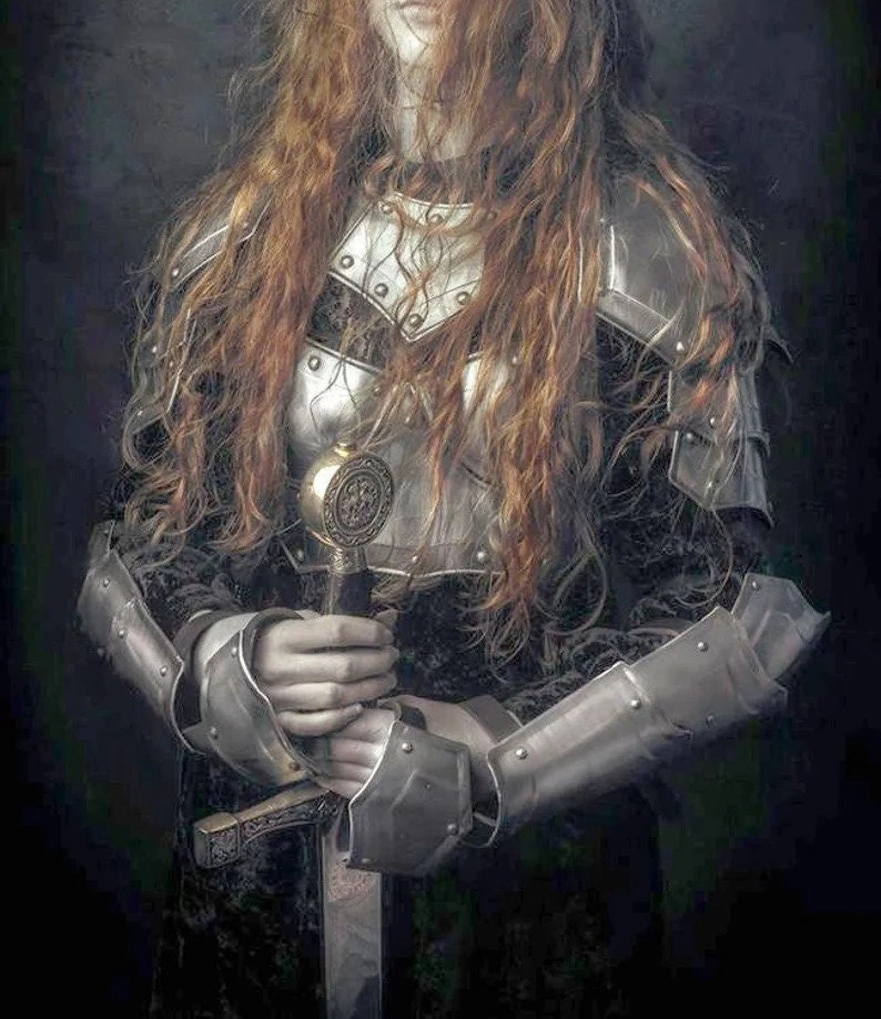 Lady Armor Suit Queen of Armor Costume Medieval Armor Knight - Etsy