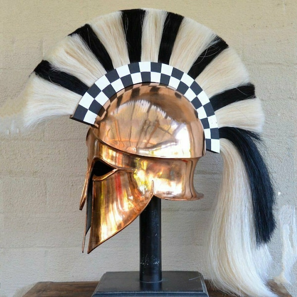 Antique Helmet With Plume - Etsy