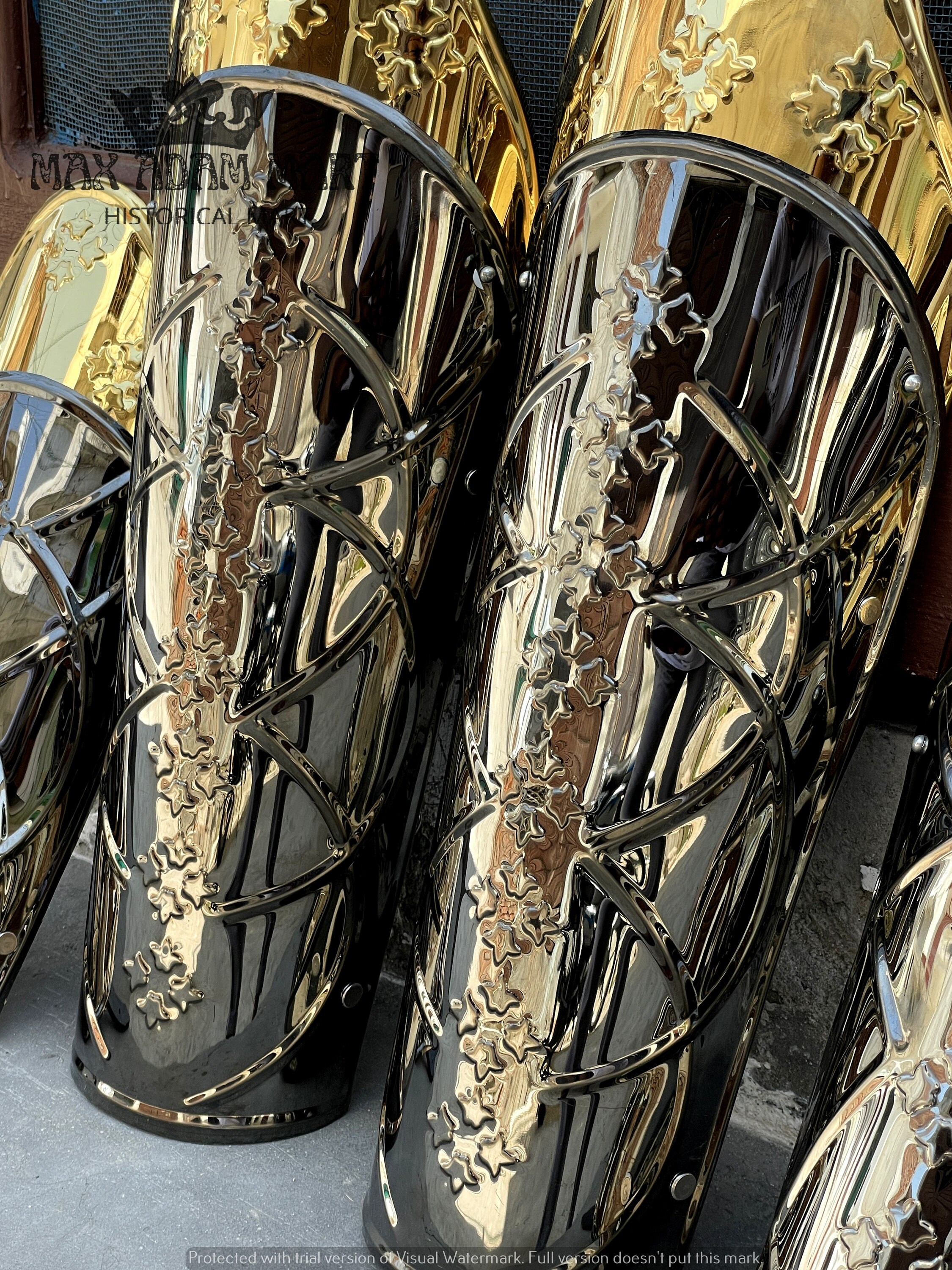 Medieval Greek Roman Centurion Leg Armor, Bracers Armor, Cosplay Armor ...