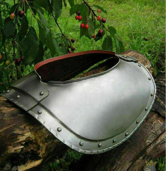 Medieval Neck Guard Steel Adam Gorget Armor LARP Cosplay Reenactment ...