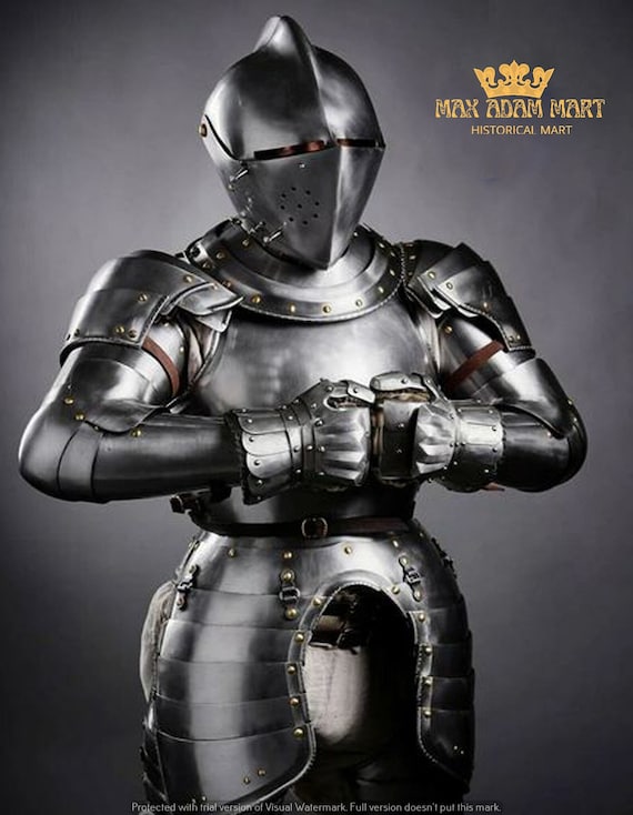 Steel Knight Metal Art Etsy