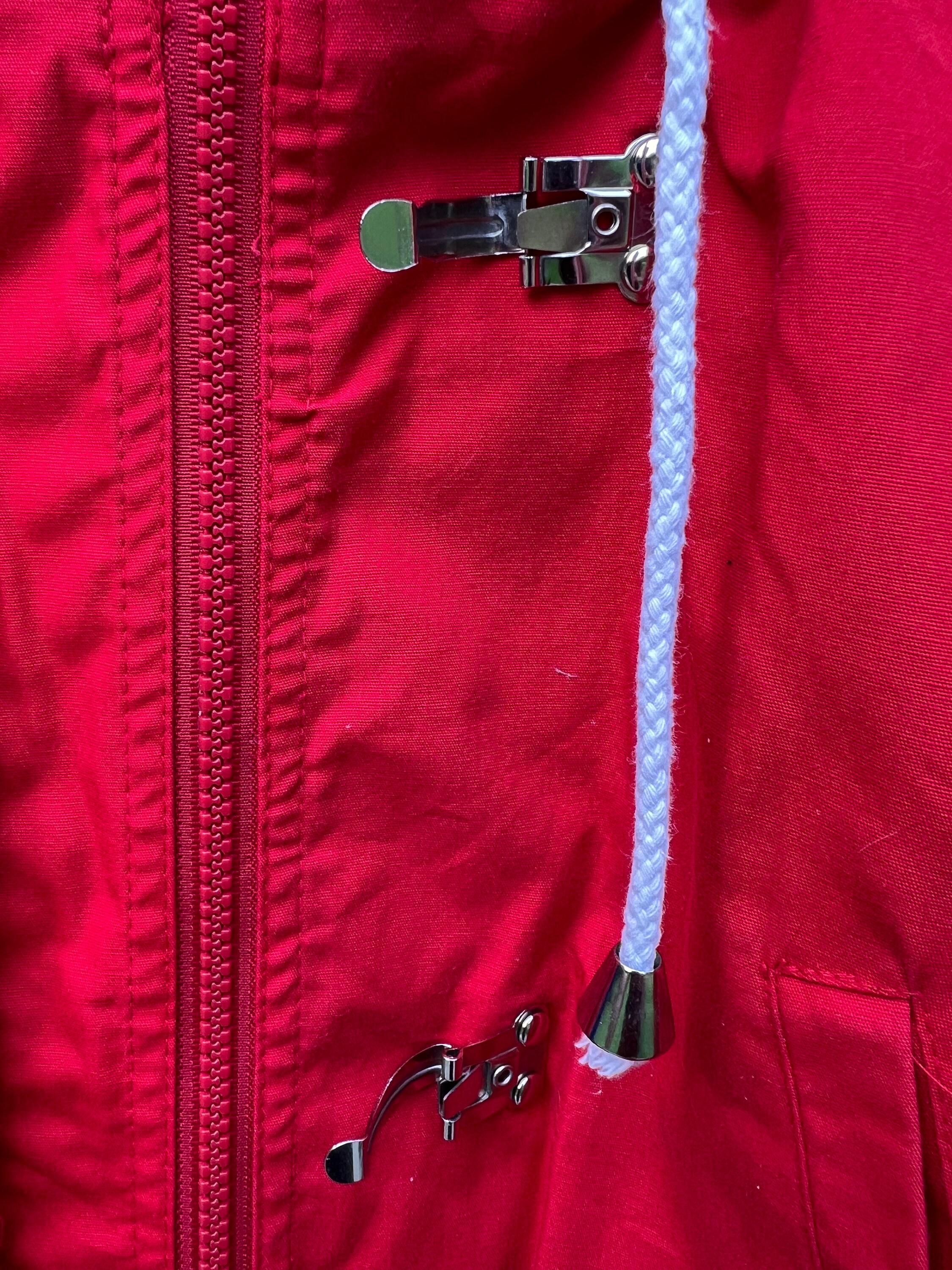 Unique 90s Braefair Rain Jacket With Hood – Size Medium Vibrant ...
