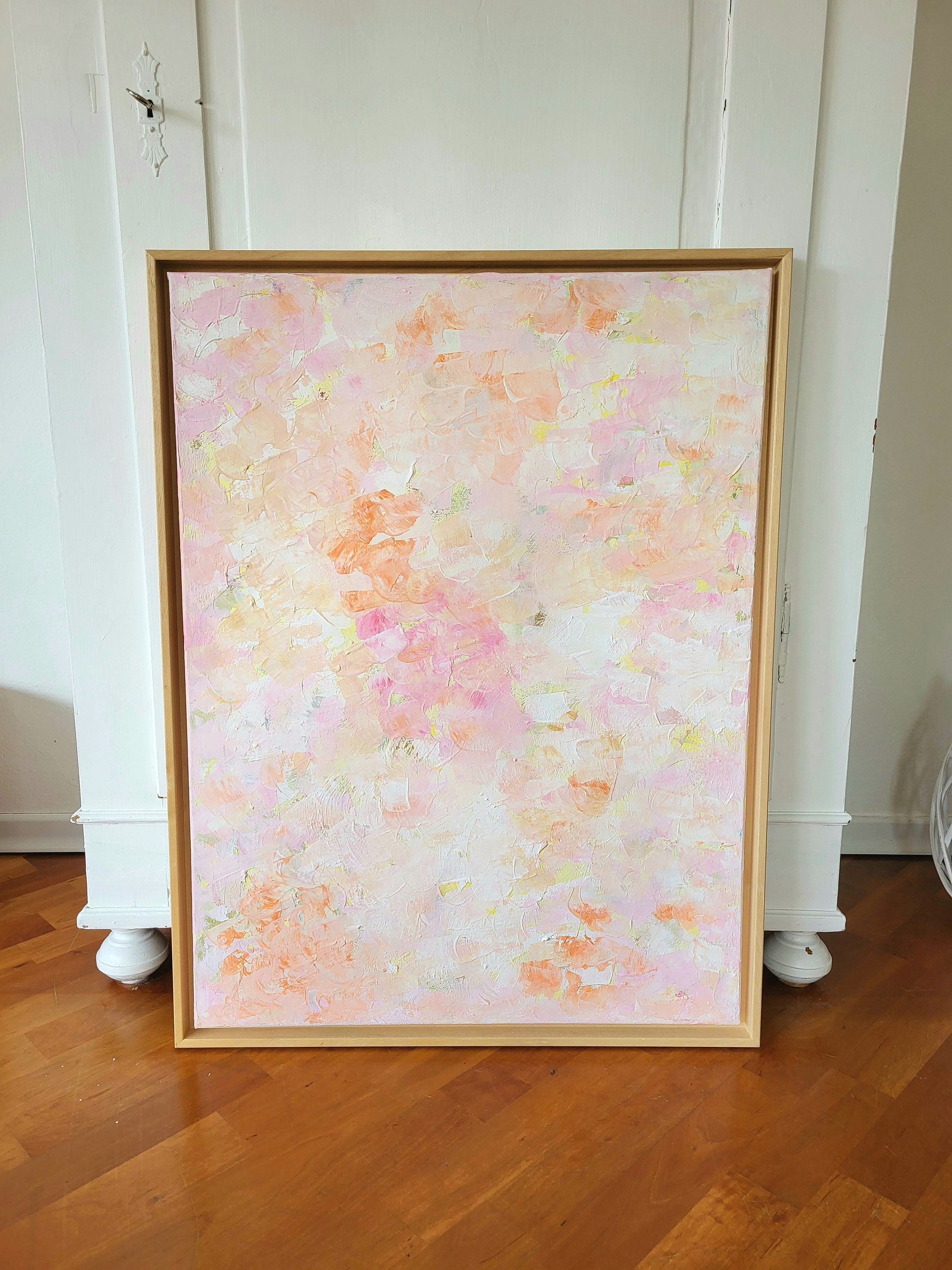 Abstract Painting, Shadow Gap Frame, Modern Art, Canvas, Original, 60 X ...