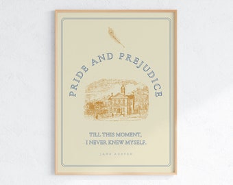 Pride and Prejudice Poster - Etsy