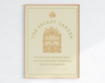 Secret Garden Poster - Etsy