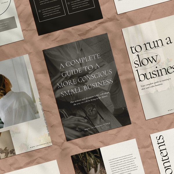 Small Booklet Template - Etsy