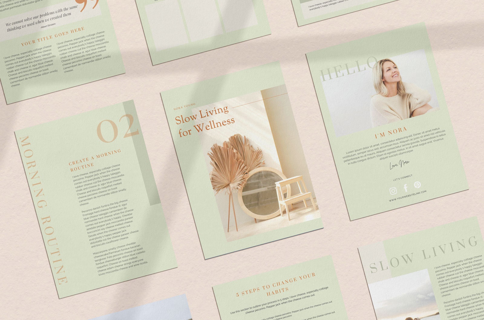 Minimalist Coach Workbook Template - Canva Editable, Worksheets ...