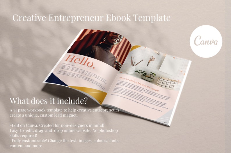 The Business Starter Pack Bundle - Canva Template, Minimalistic Design ...