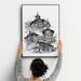Romanian Prints, Romania Handmade, Architecture Sketch, Sketch Drawing ...