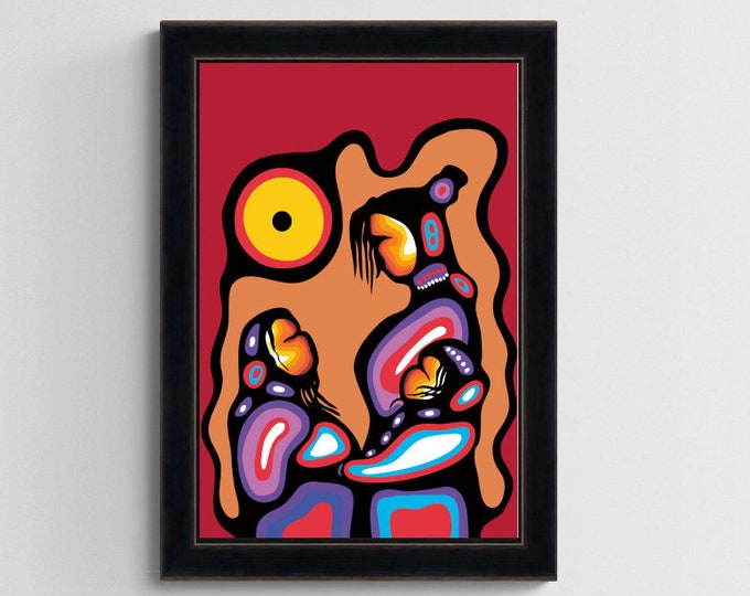 Mother’s Love by Frank Polson, Native Art, Indigenous Art - Etsy