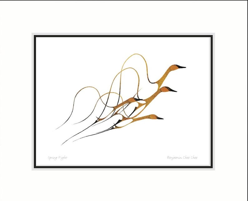 Spring Flight by Benjamin Chee Chee Art Print - Etsy