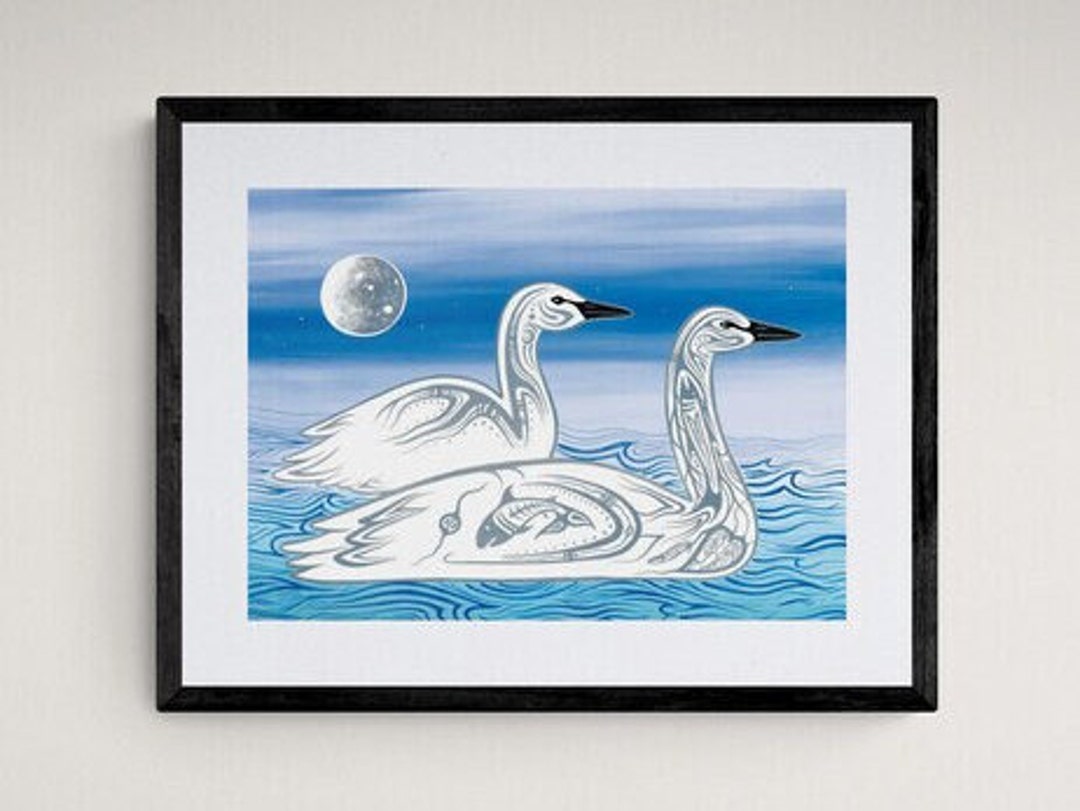 Soul Mates by Jeffery Red George, Native Art, Indigenous Art - Etsy