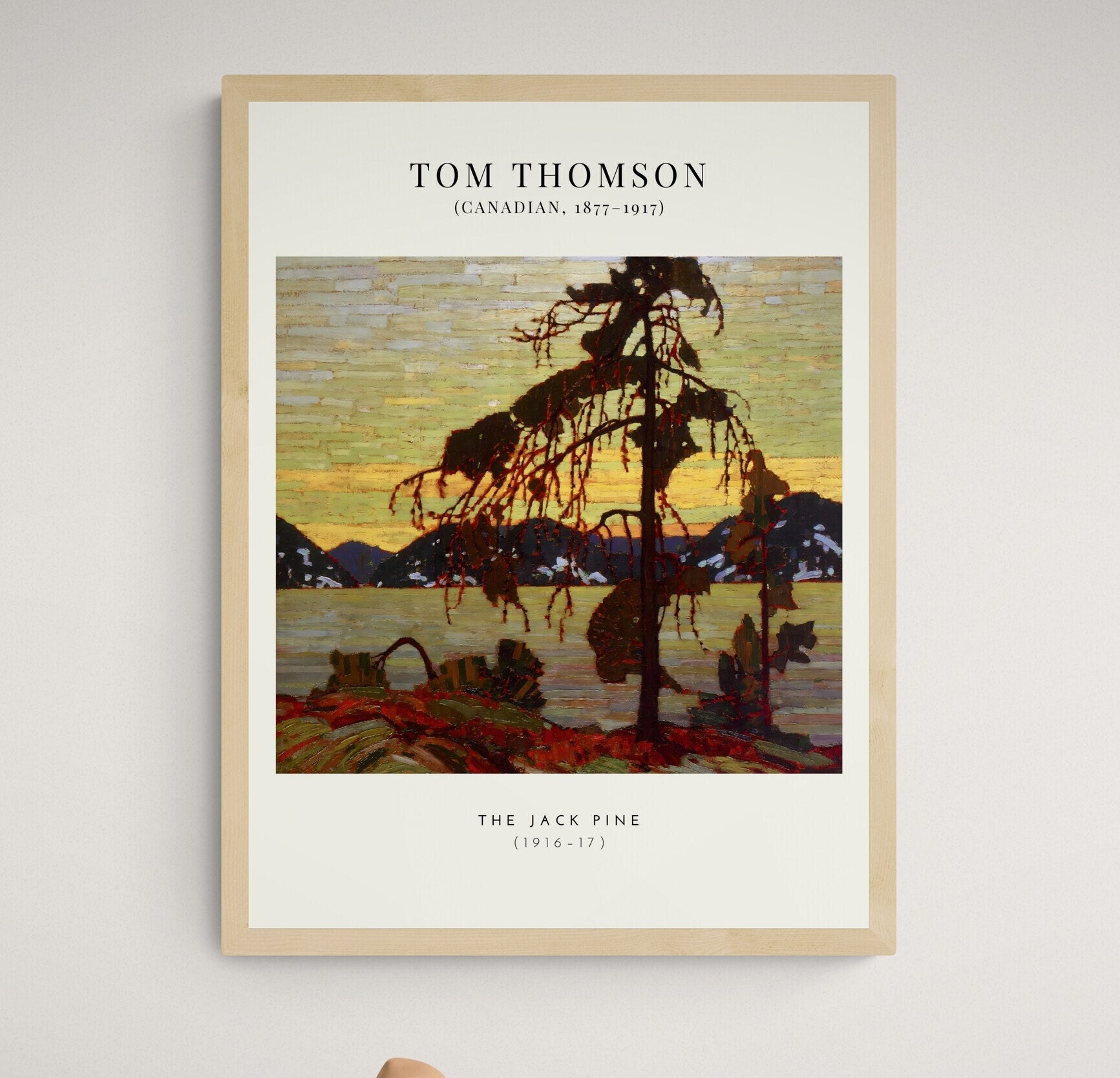 The Jack Pine by Canadian Artist Tom Thomson Vintage Museum - Etsy Canada