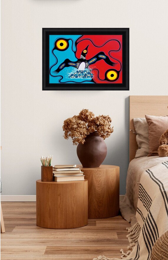 Loon Clan by Frank Polson Native Art Indigenous Art | Etsy