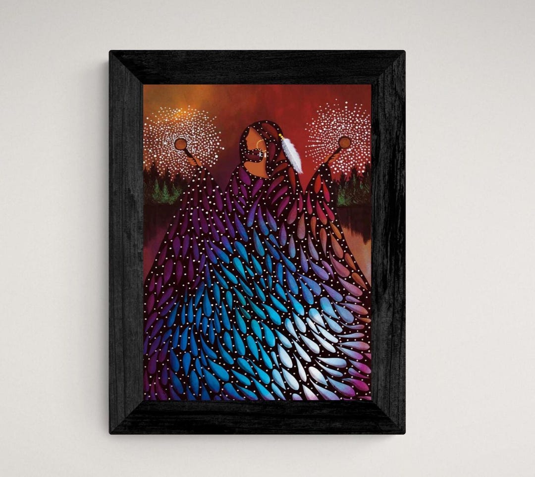 The Rainmaker by Betty Albert, Native Art, Indigenous Art - Etsy