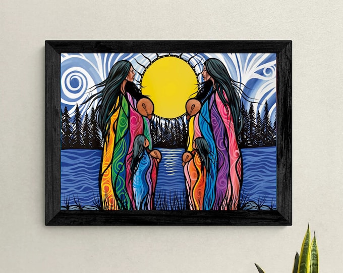 Seven Grandfather Teachings Poster Set | Indigenous Animals Watercolor ...