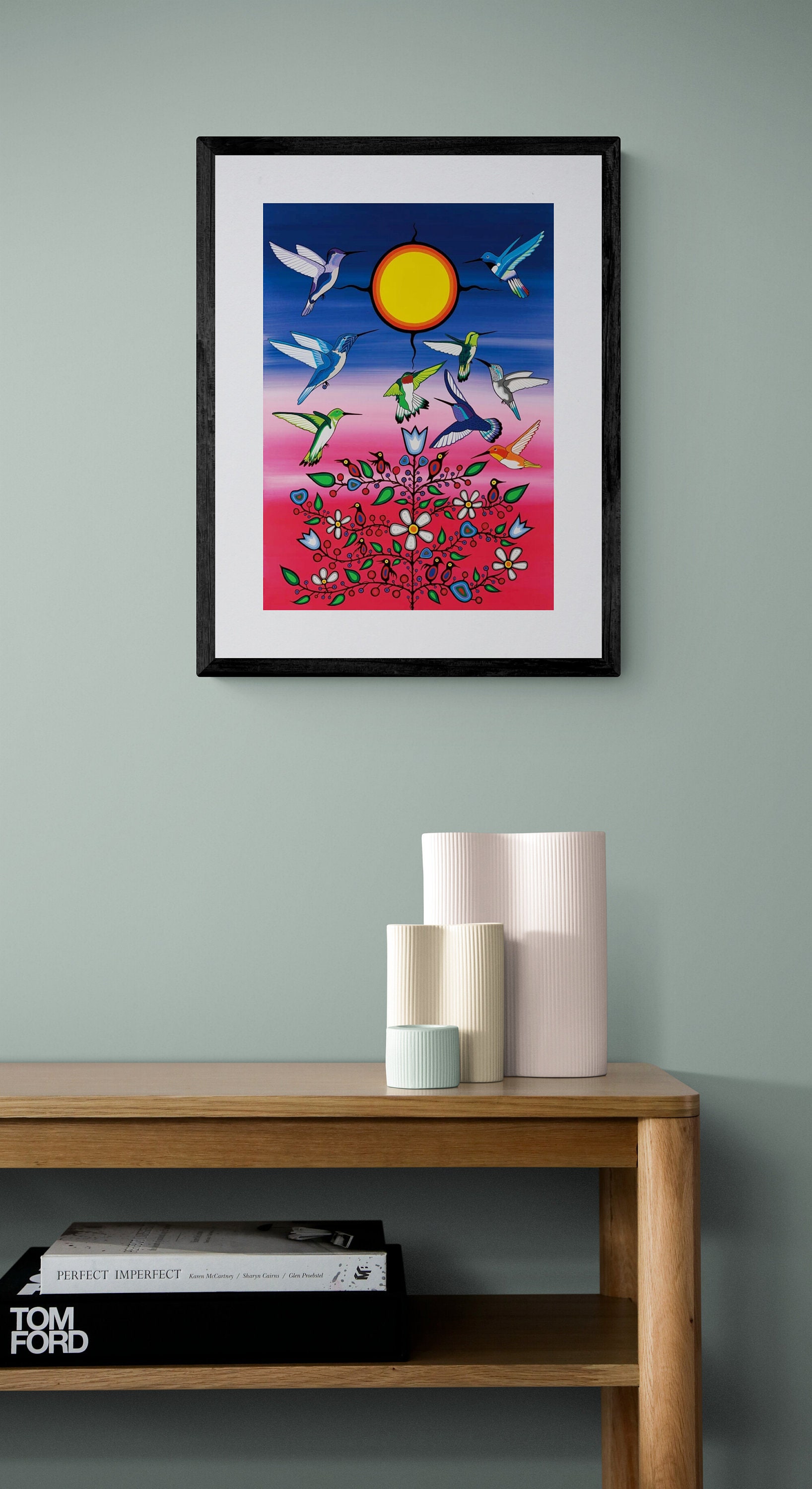 Ancestors by Jeffery Red George Native Art Indigenous Art | Etsy