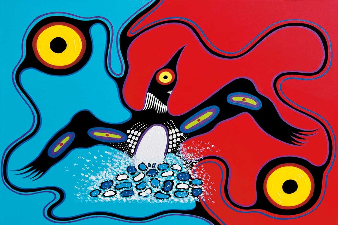 Loon Clan by Frank Polson Native Art Indigenous Art - Etsy Canada