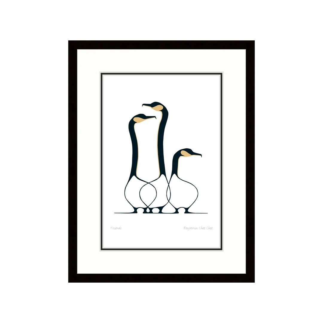 Friends by Benjamin Chee Chee Art Print - Etsy