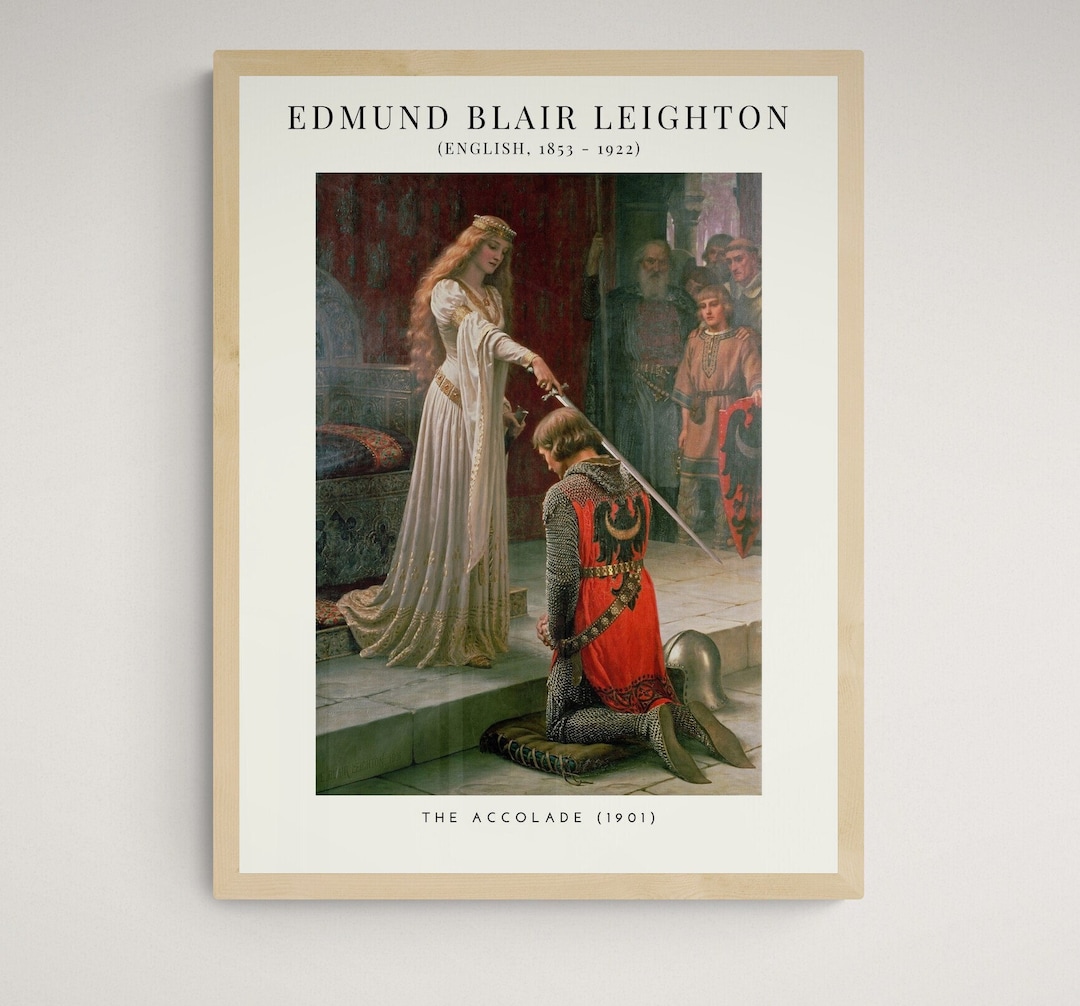The Accolade (1901) by Edmund Blair Leighton English, 1853 - 1922 ...