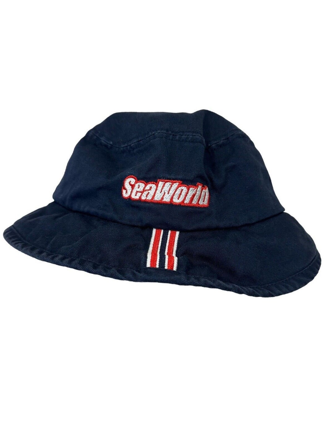 Seaworld Embroidered Adventure Parks Adult Bucket Hat Navy and Red - Etsy