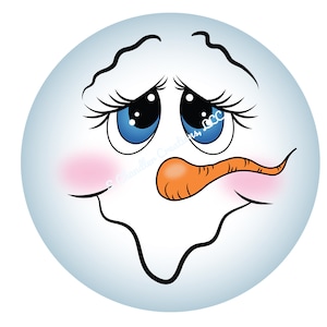 Snowman Face Wreath Sign,blue Eyed Snowman,christmas Wreath Sign,metal ...