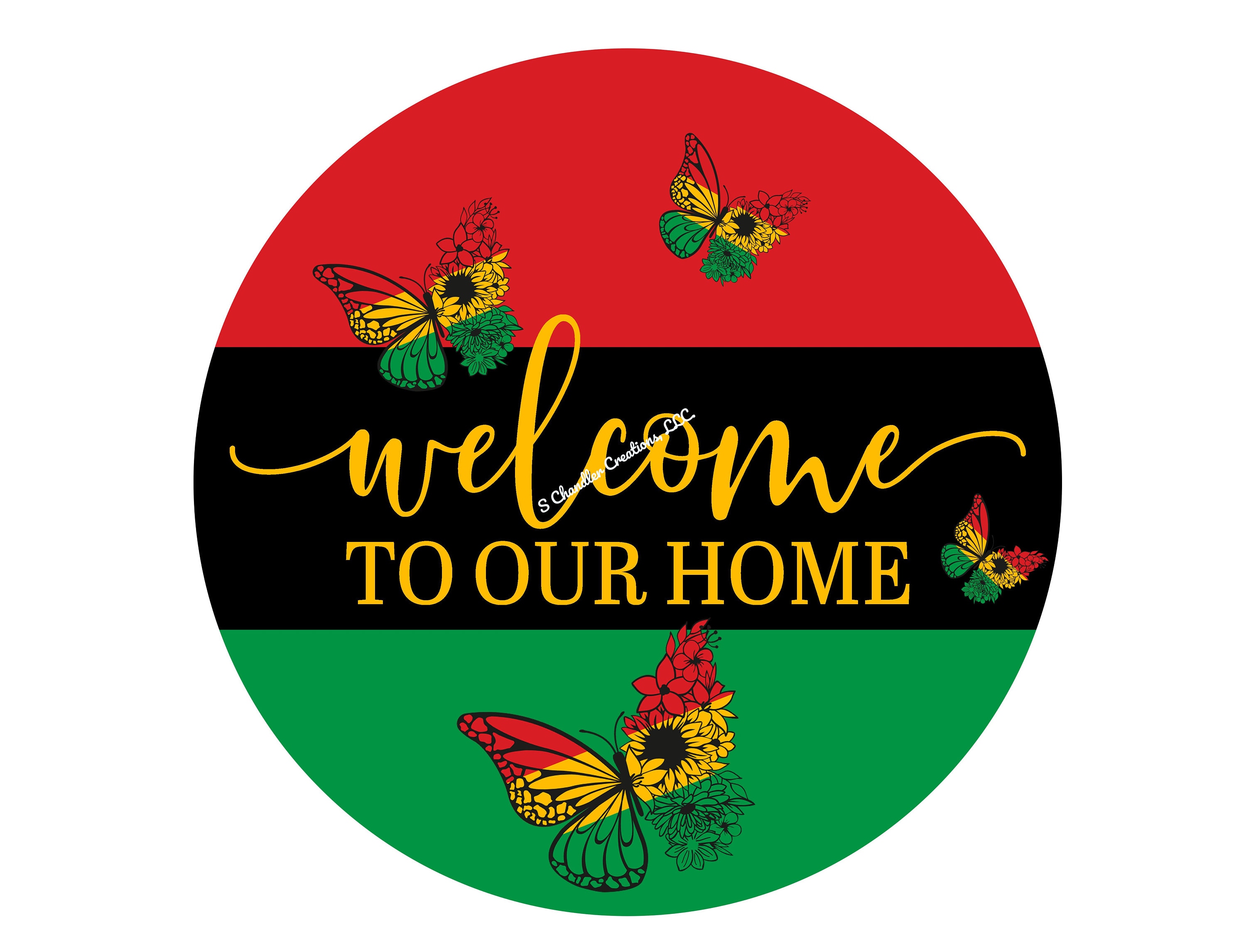 Juneteenth 1865 Wreath Sign, Welcome to Our Home Wreath Sign ...