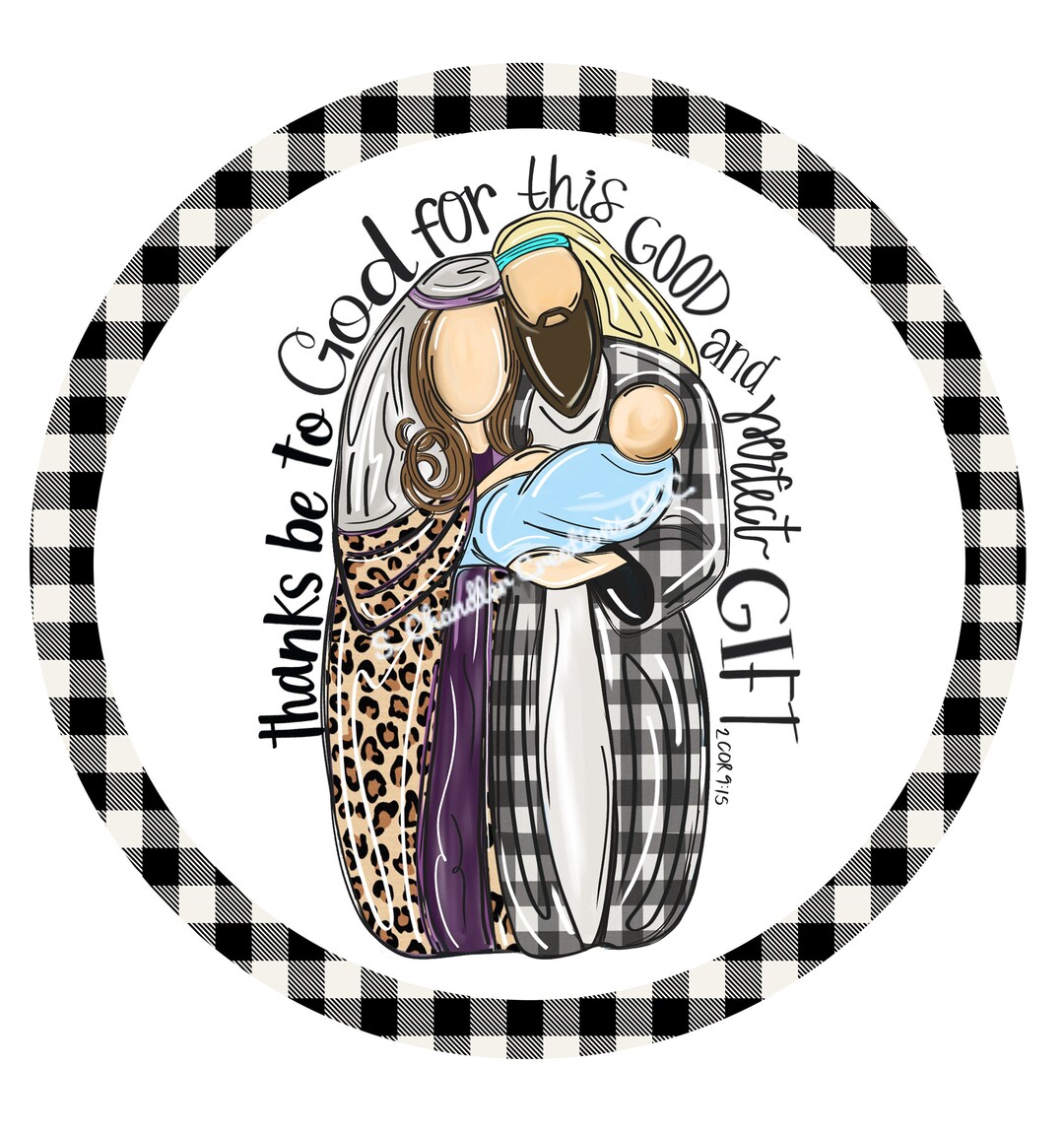 Nativity Wreath Sign, Manger Wreath Sign, Christmas Wreath Sign, Metal ...