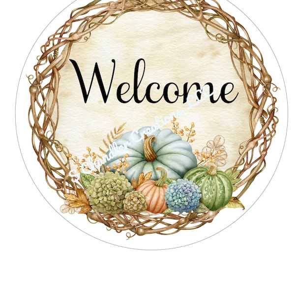 Fall Wreath Signs - Etsy