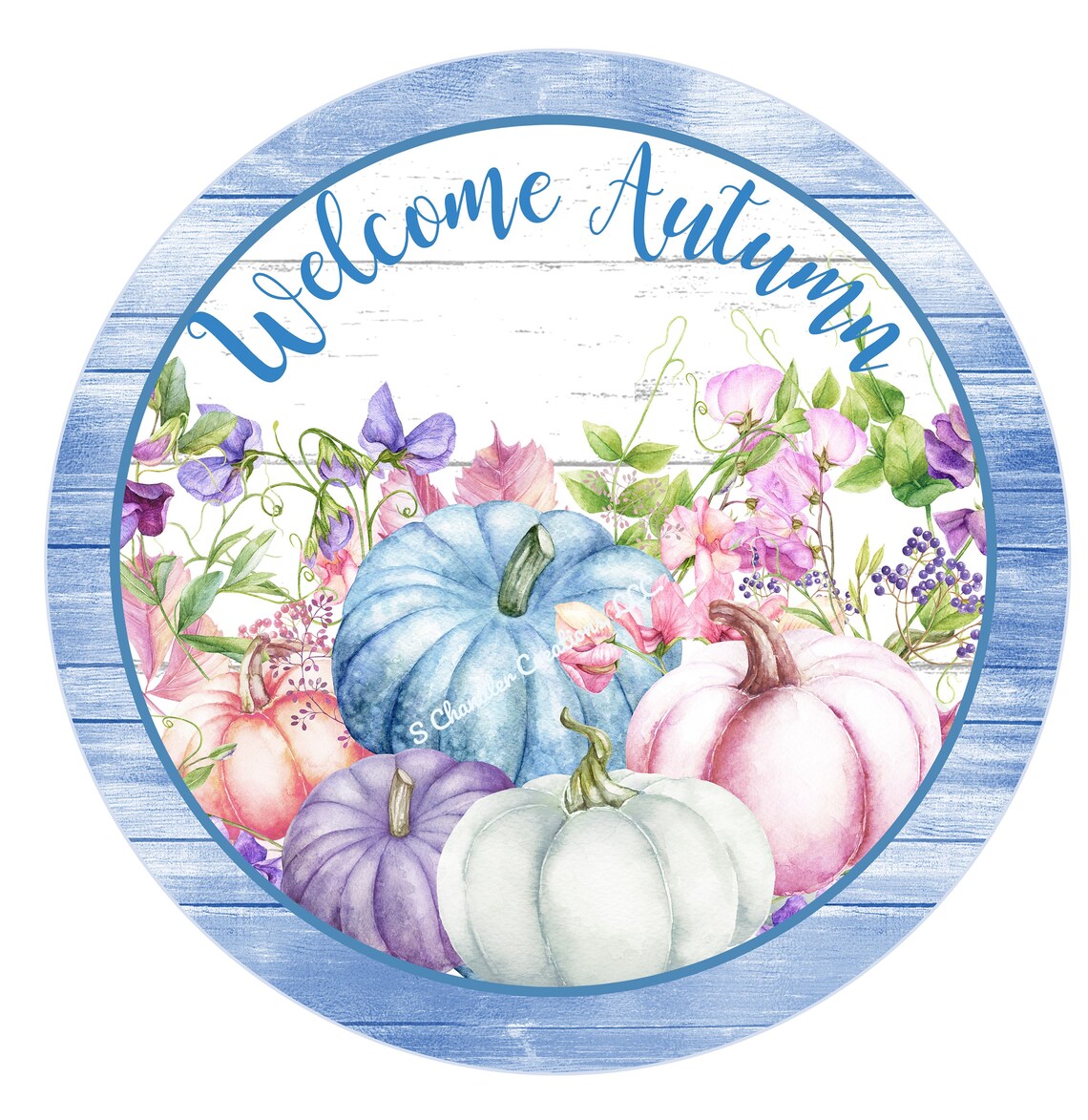 Welcome Autumn Wreath Sign,pumpkin Wreath Sign,fall Wreath Sign,autumn ...