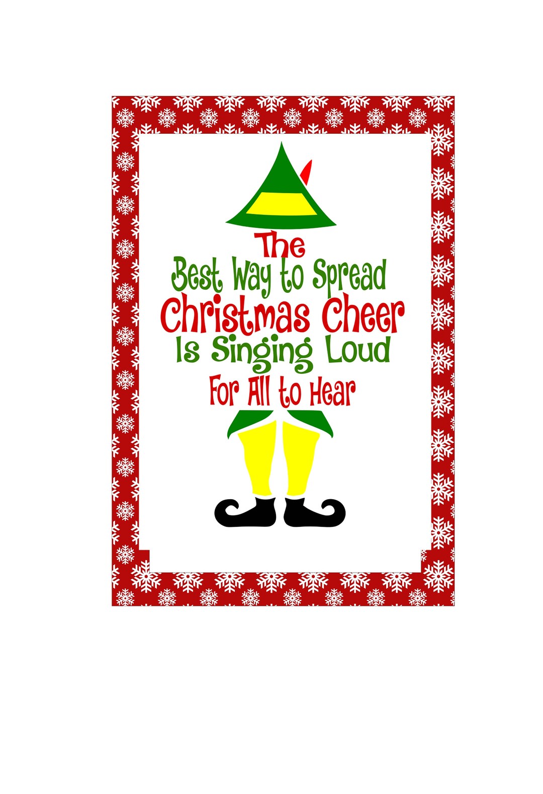 Christmas Cheer Wreath Sign,elf Wreath Sign,christmas Wreath Sign,the ...