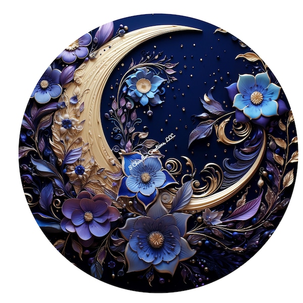 Blue Moon Metal Signs - Etsy