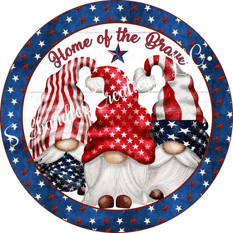 Patriotic Gnome Svg - Etsy