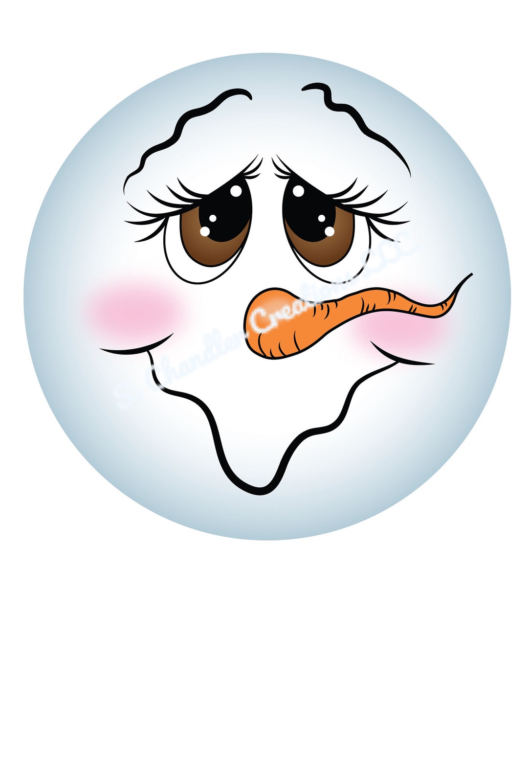 Snowman Face Wreath Sign,brown Eyed Snowman,christmas Wreath Sign,metal ...