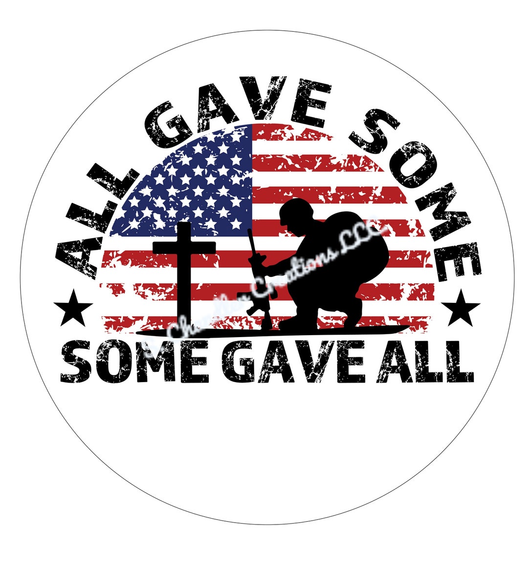 All Gave Some Some Gave All Wreath Sign,patriotic Wreath Sign,metal ...