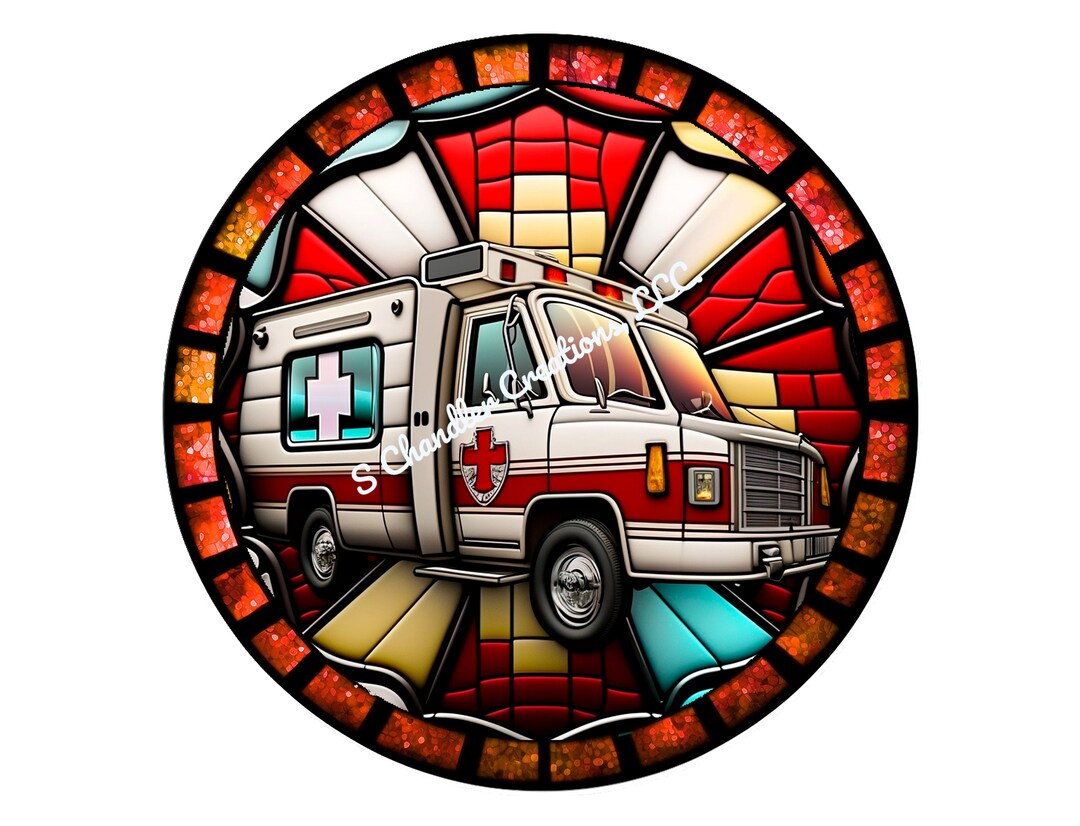 EMS Wreath Sign,ambulance Wreath Sign,wreath Sign, Wreath Signs, Metal ...