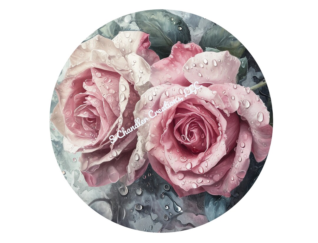 Pink Rose Wreath Sign, Floral Wreath Sign, Metal Wreath Sign, Wreath ...