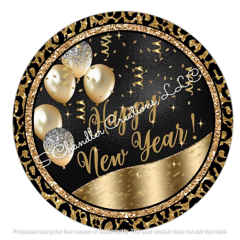 New Year 2026 Wreath - Etsy
