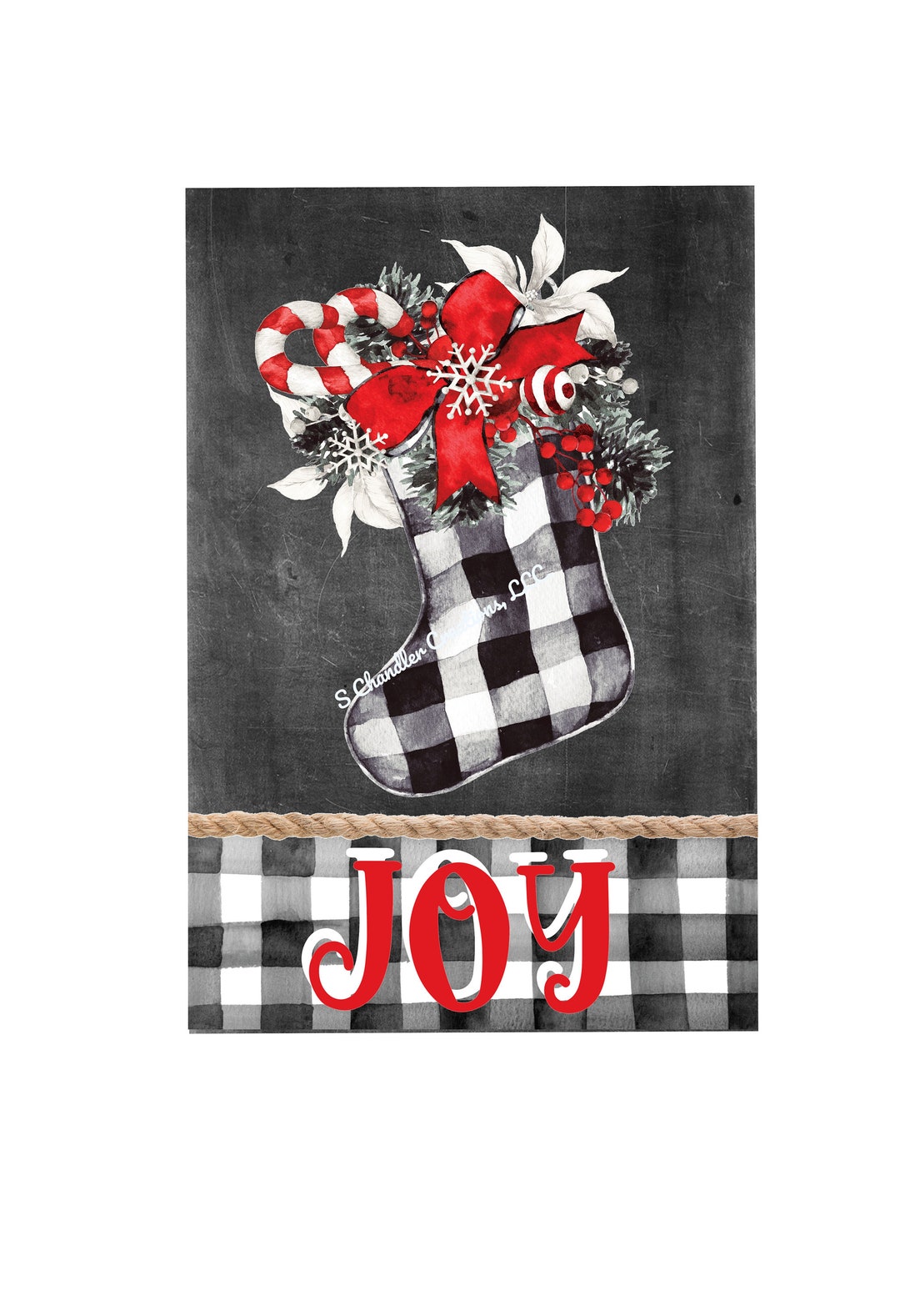 Christmas Stocking Wreath Sign,joy Stocking Wreath Sign,christmas ...