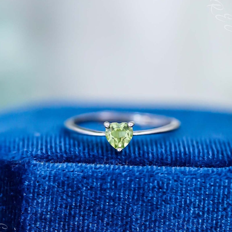 Peridot Ring - Etsy