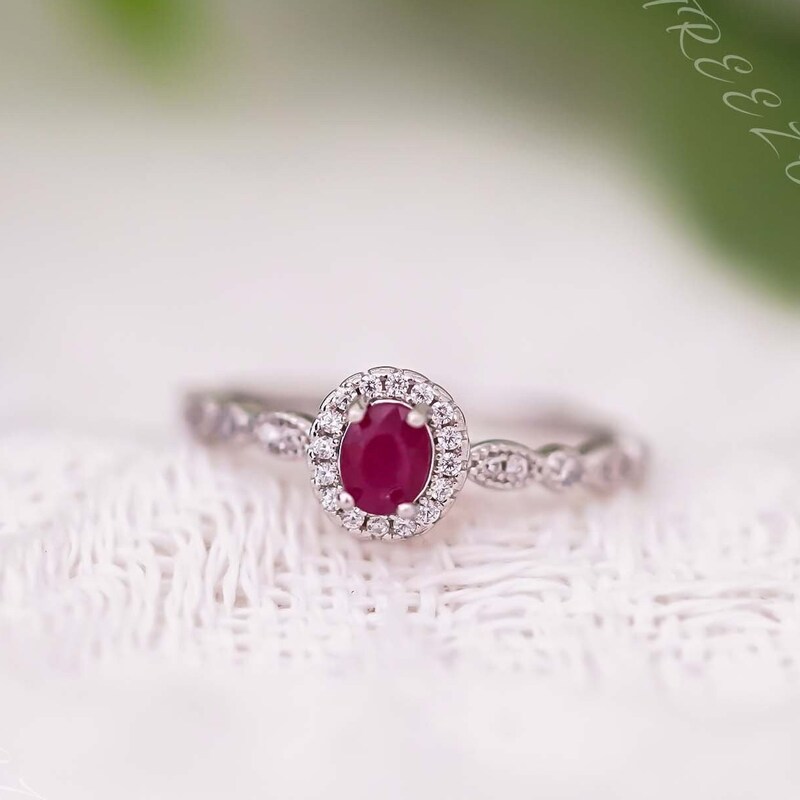 July Birthstone Ring - Etsy
