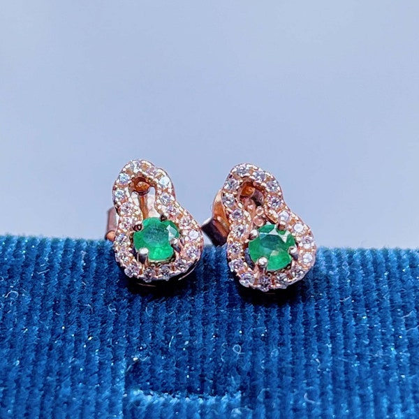 Emerald Earrings - Etsy