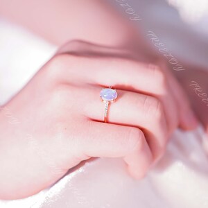 Natural Oval Opal Fire Ring, 7*9mm October Birthstone, Real Opal Ring ...