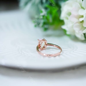 Natural Oval Opal Fire Ring, 7*9mm October Birthstone, Real Opal Ring ...