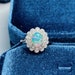 Natural Fire Rainbow Opal Ring October Birthstone Ring - Etsy