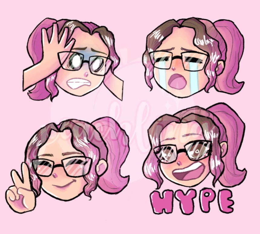 Custom Twitch Emotes, Gaming Emotes Drawing, Custom Emotes, Custom E ...