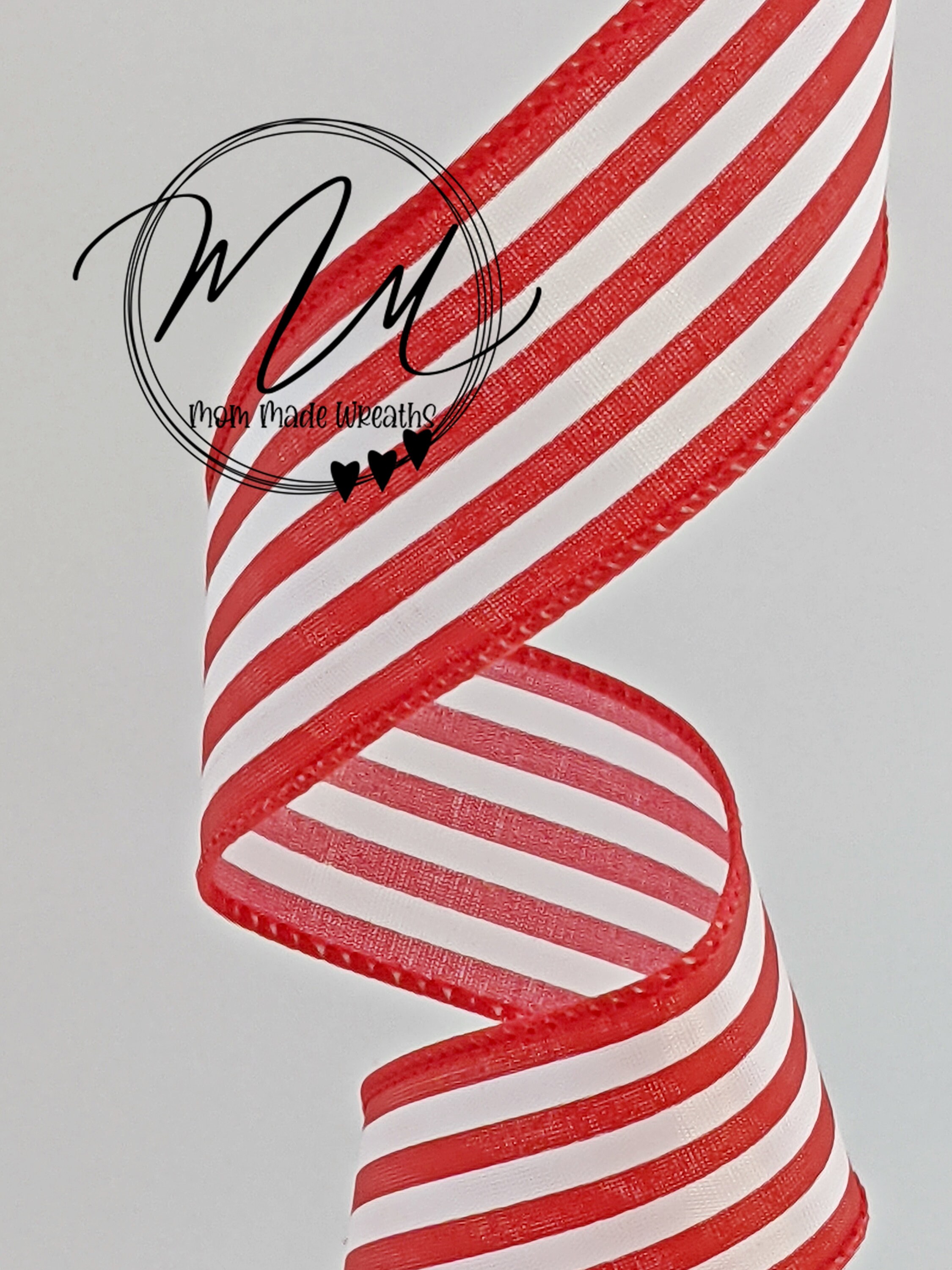 Ruban filaire rayé rouge et blanc de 1,5 po, 4 juillet, États-Unis ...