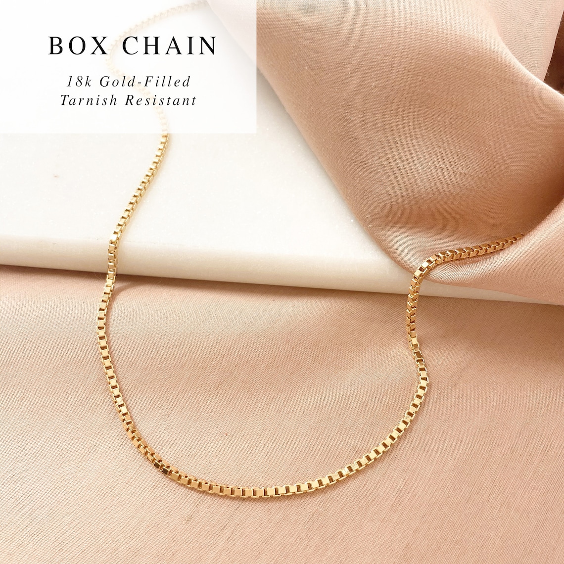 18K GOLD FILLED Layered Chains Gold Stacking Necklaces Gold - Etsy